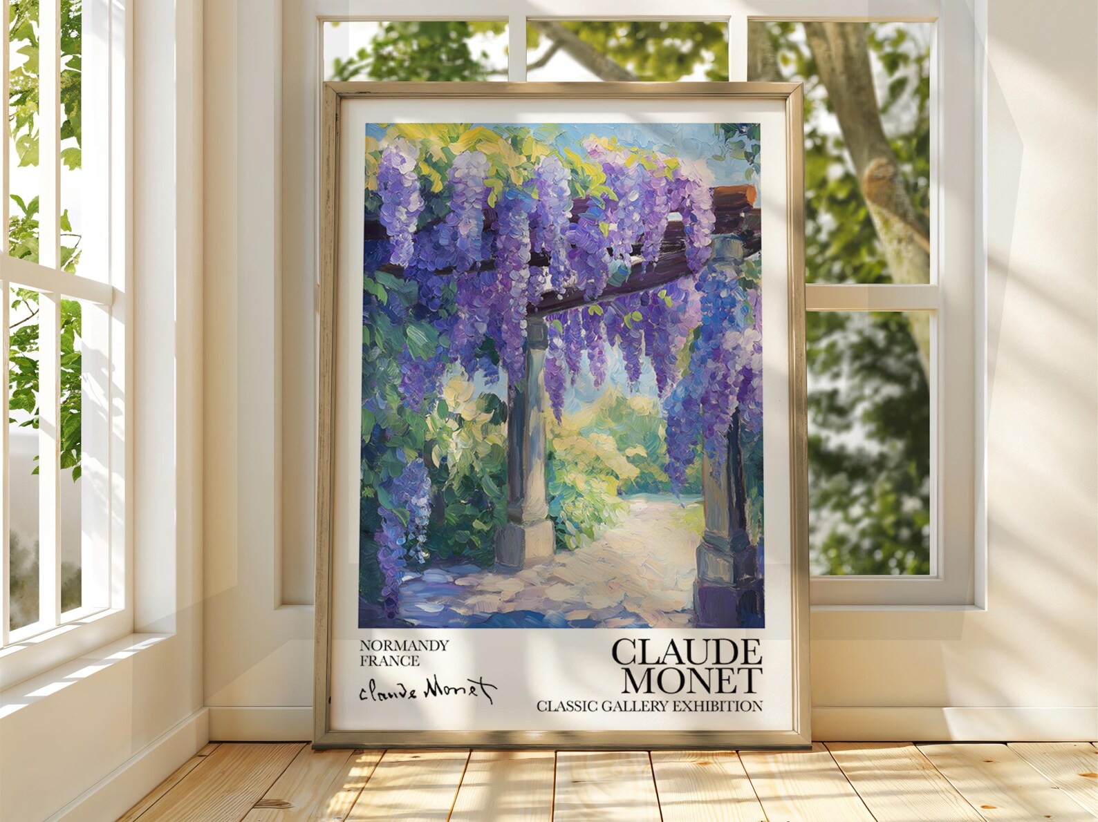 Claude Monet Poster - Monet Watercolour Art Print - Monet Print ...
