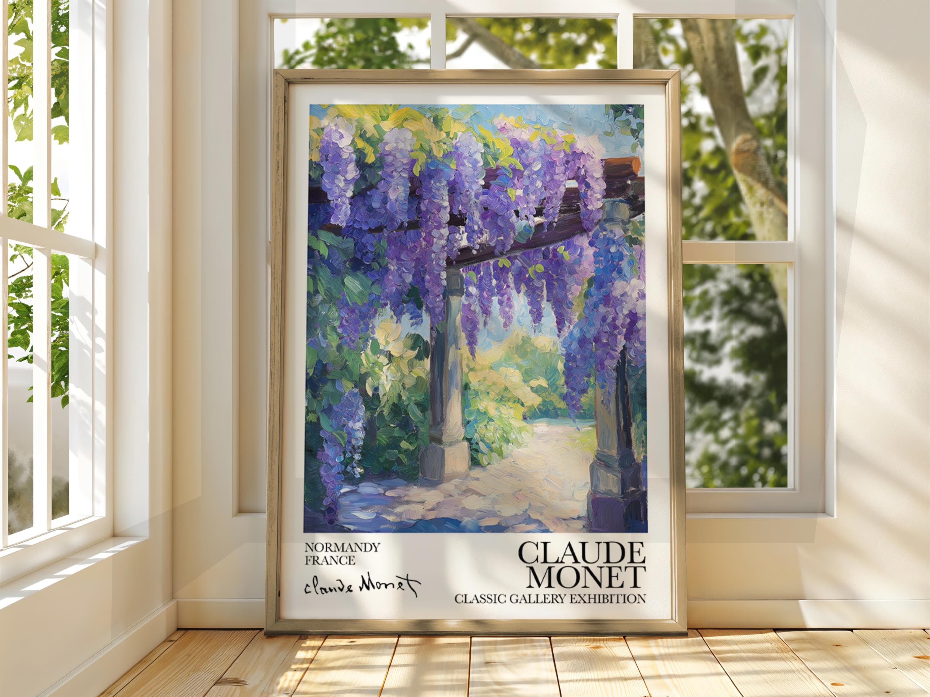 Claude Monet Poster - Monet Watercolour Art Print - Monet Print ...