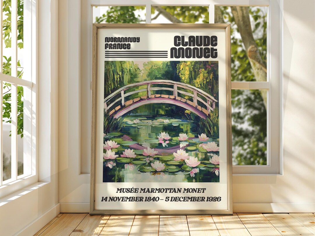 Claude Monet Poster - Monet Watercolour Art Print - Monet Print ...
