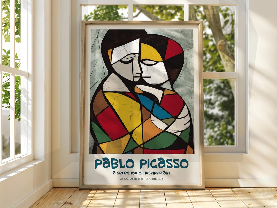 Pablo Picasso Exhibition Poster – Cubism Surrealism Art Print - Etsy