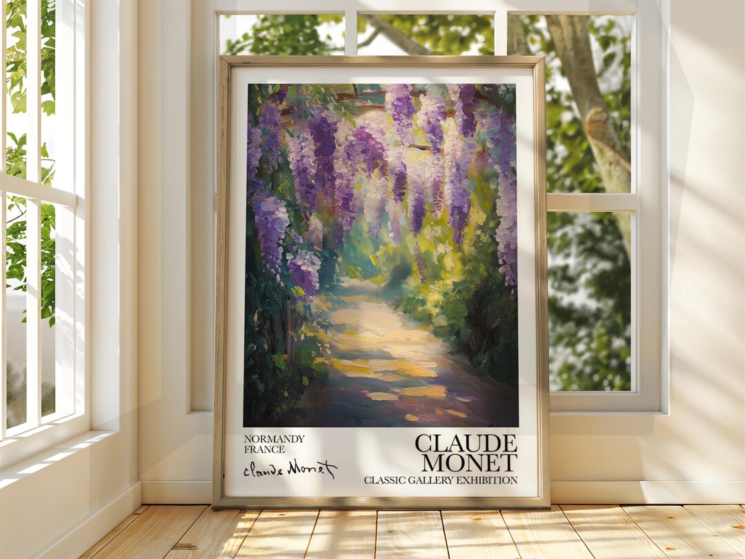Claude Monet Poster - Monet Watercolour Art Print - Monet Print ...
