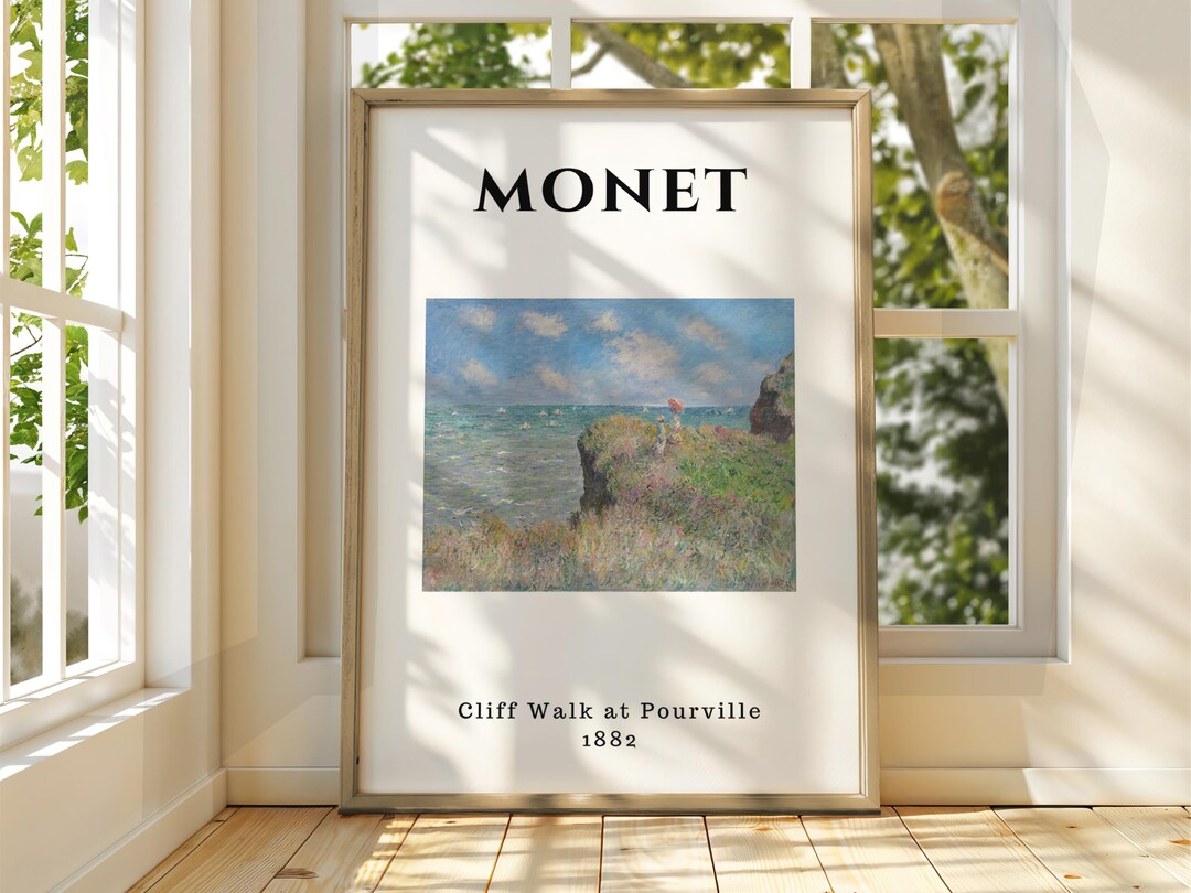 Claude Monet Poster - Monet Watercolour Art Print - Monet Print ...
