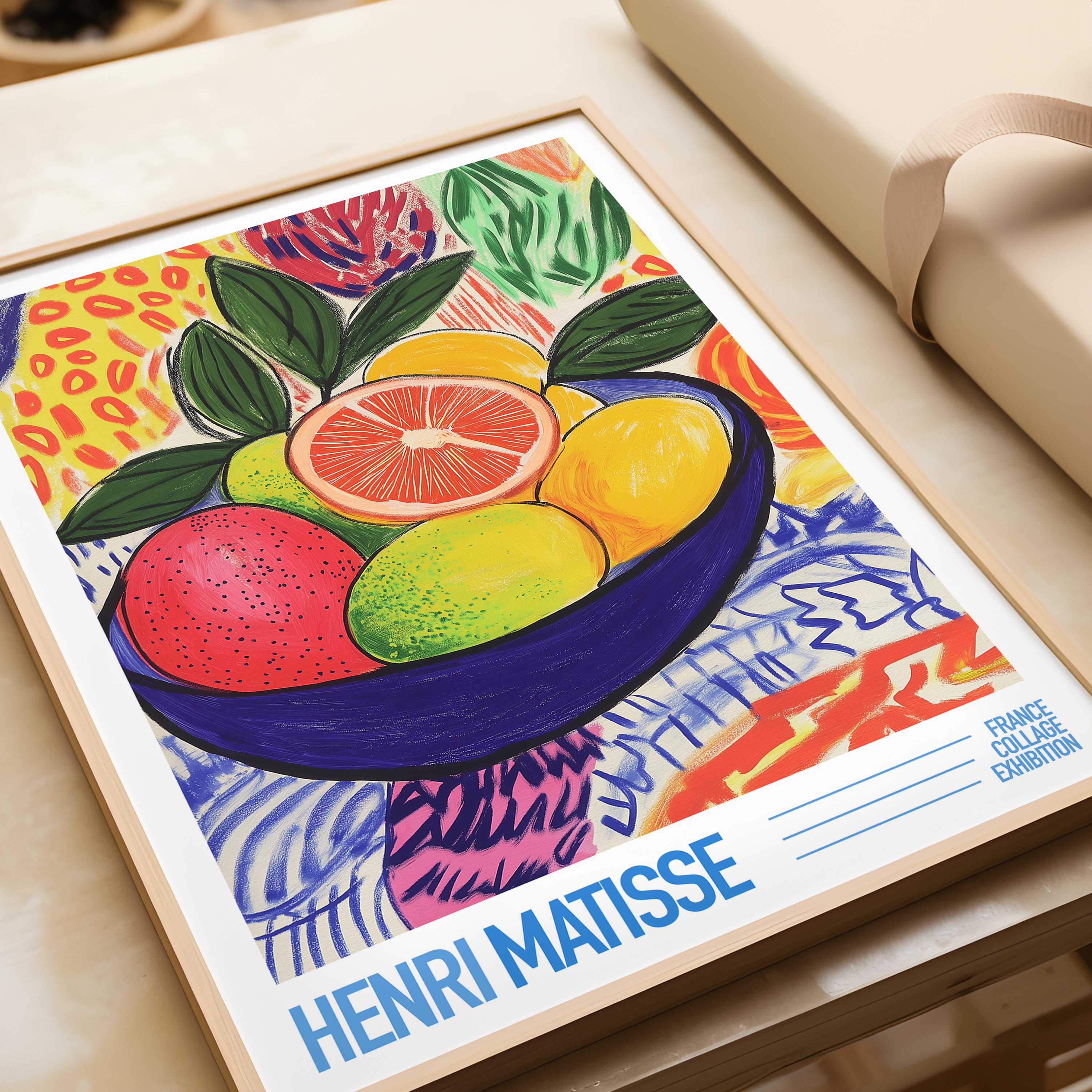 Fruit Bowl Henri Matisse - Exhibition Poster - Gallery Print - Floral ...