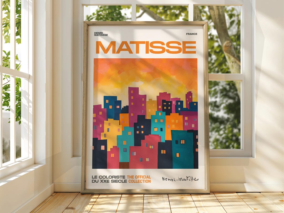 Henri Matisse City Art Exhibition Print Coastal Art Print Classic Art ...