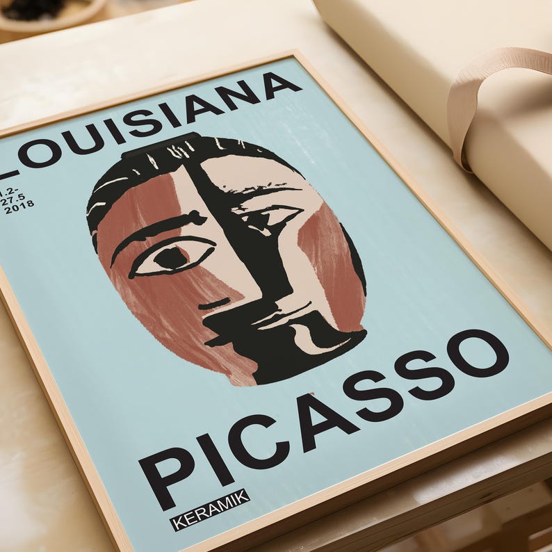 Pablo Picasso Art - Exhibition Print - Cubism Art Print - Surrealism ...