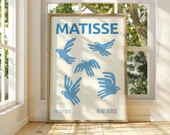 Henri Matisse Floral Art Poster Exhibition Poster Gallery Print Famous ...