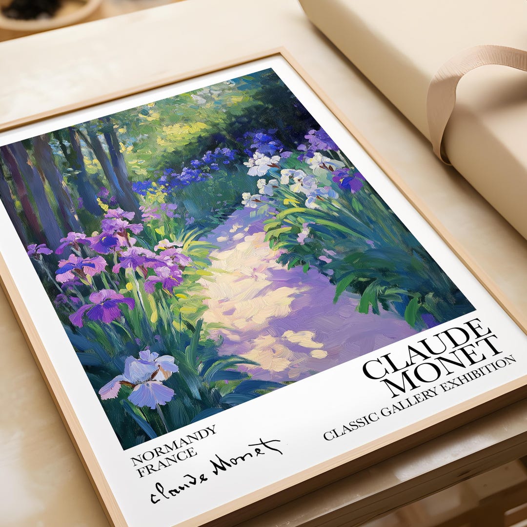 Claude Monet Poster - Monet Watercolour Art Print - Monet Print ...