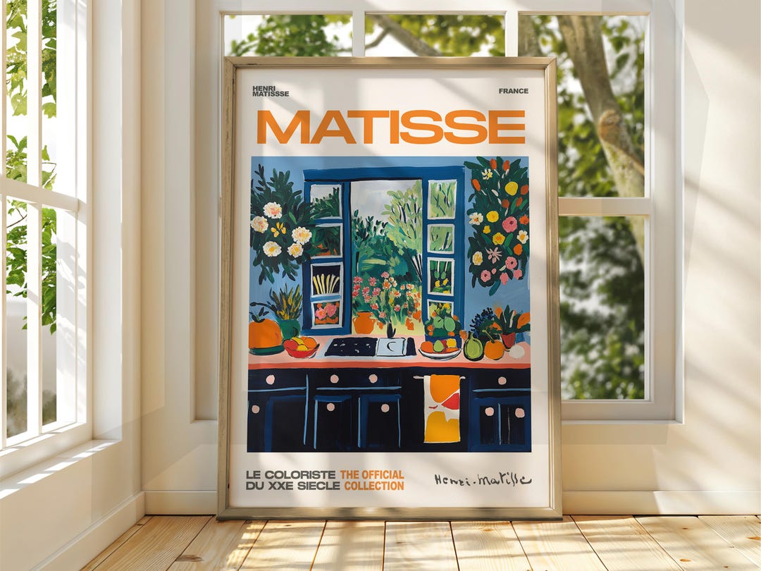 Henri Matisse Kitchen Exhibition Poster – Gallery Wall Art Print - Etsy