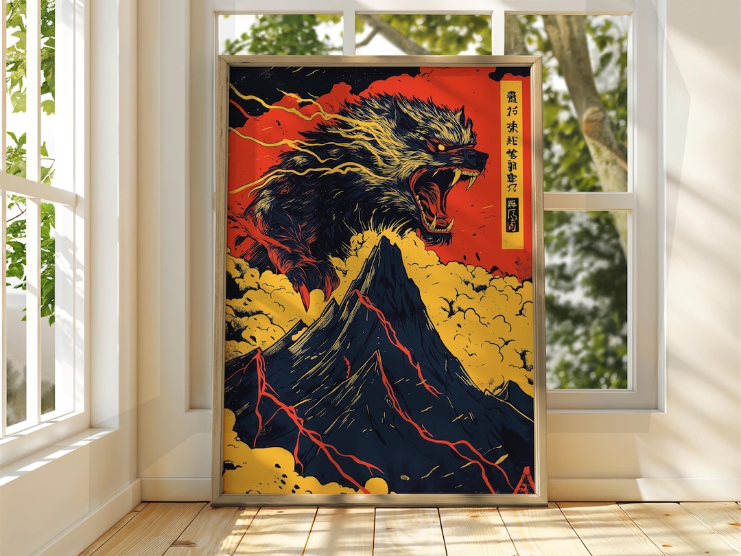 Mountain Beast Art - Ukiyo-e Poster - Utagawa Kuniyoshi Print ...