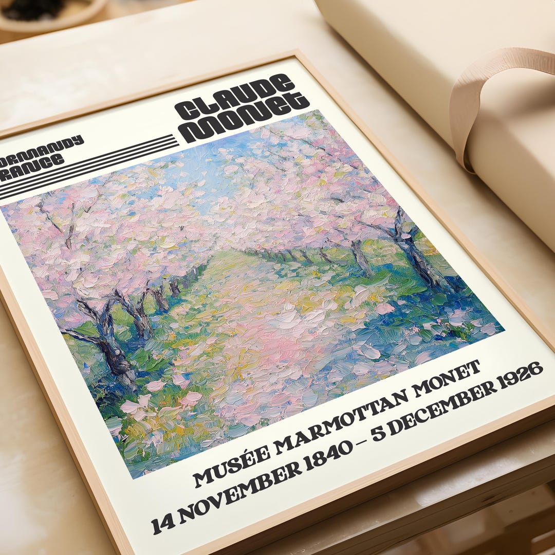Claude Monet Poster - Monet Watercolour Art Print - Monet Print ...