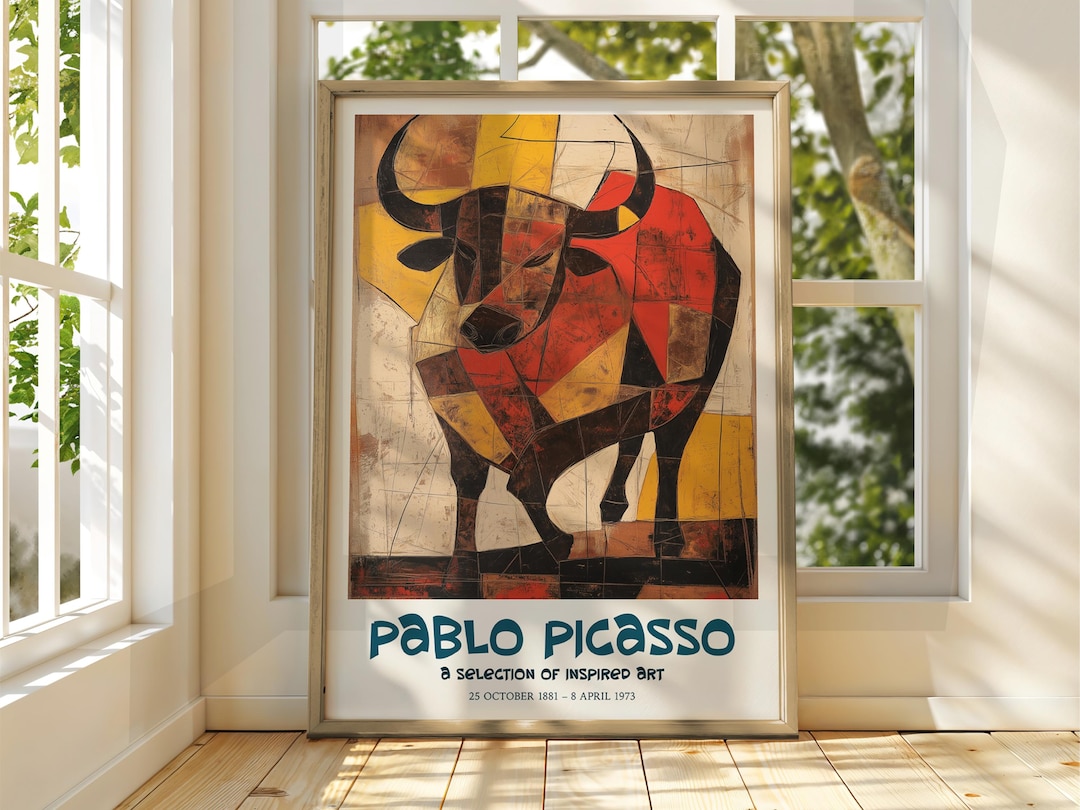 Picasso Bull Print – Cubism Surrealism Art, Gallery Home Decor - Etsy