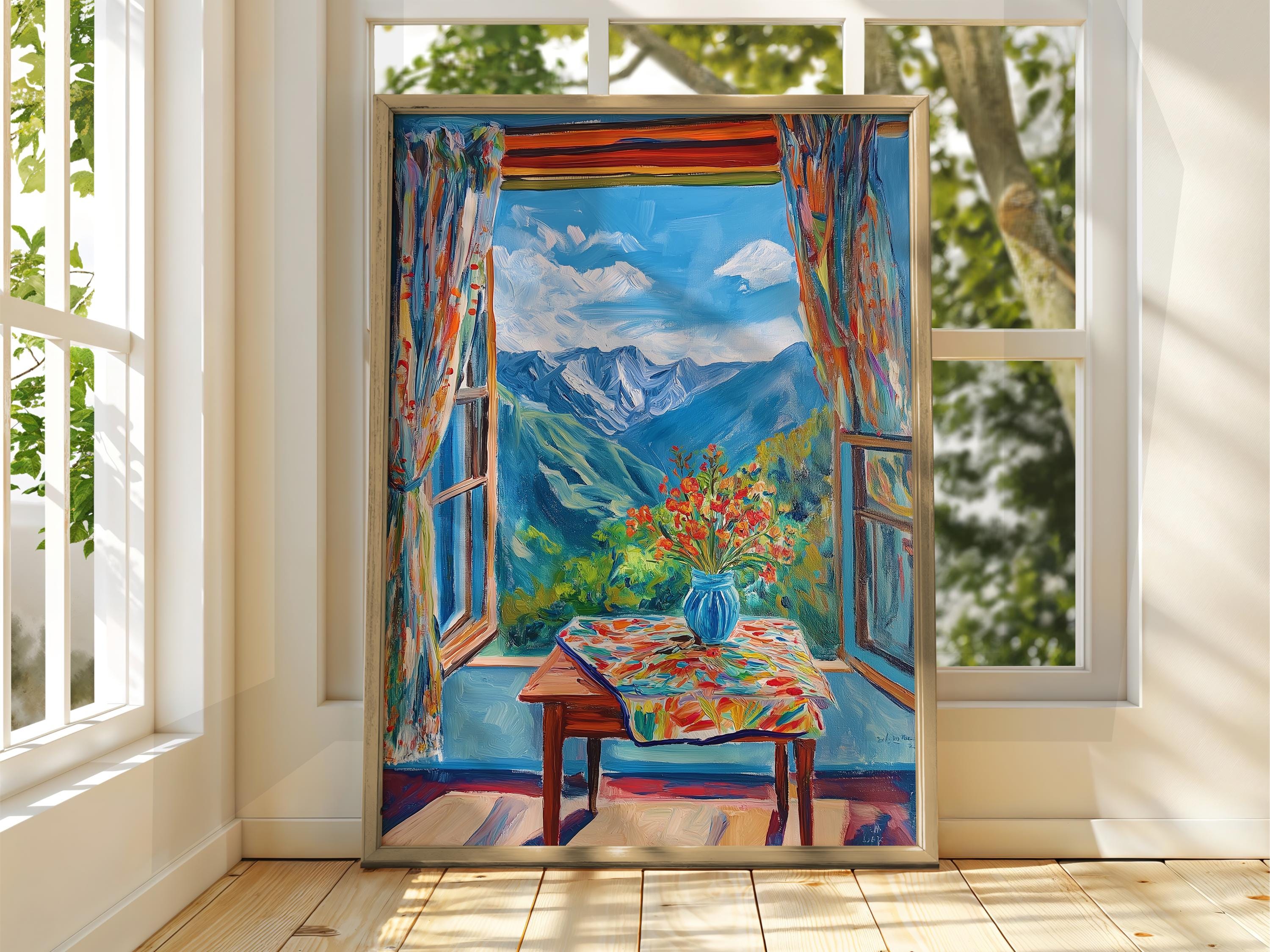 Mountain Window by Henri Matisse - Exhibition Poster - Gallery Print ...
