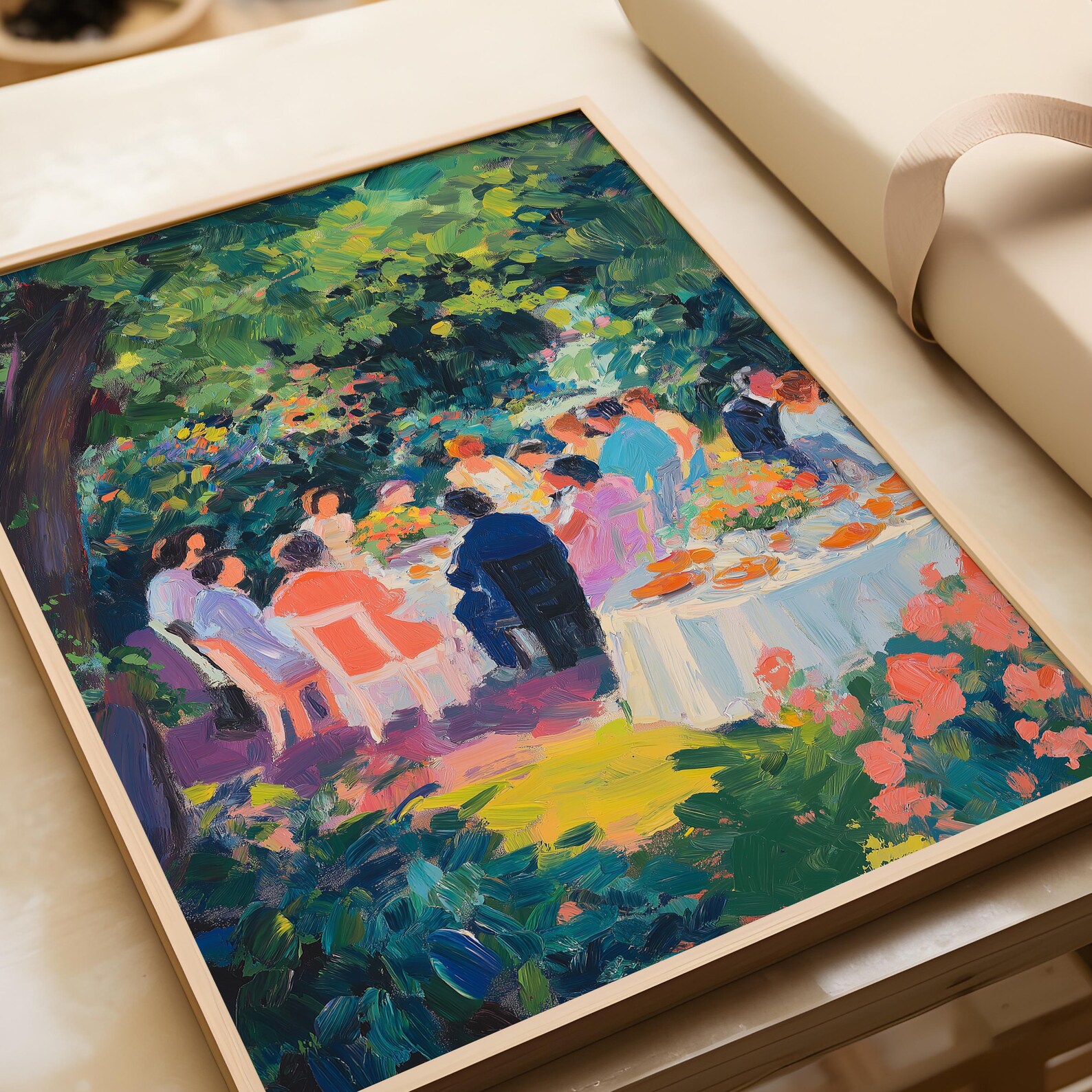 Henri Matisse Style Garden Art Exhibition Print Gallery Print Classic ...