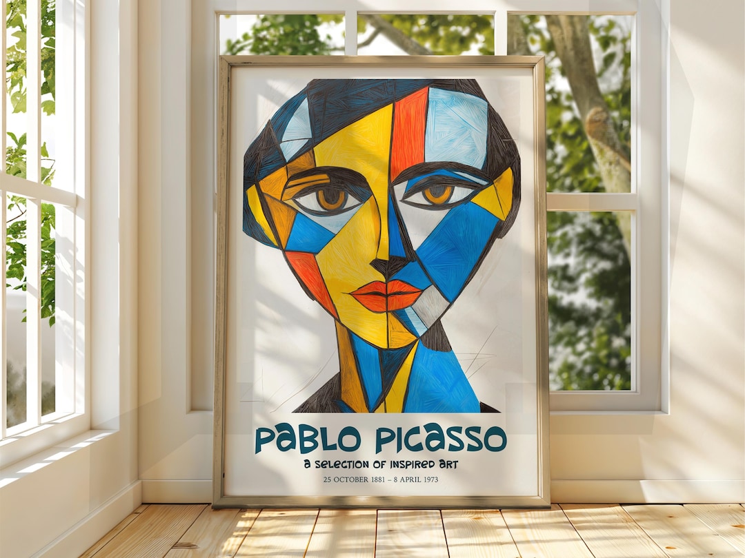 Picasso Exhibition Poster – Cubism Surrealism Abstract Art Print - Etsy