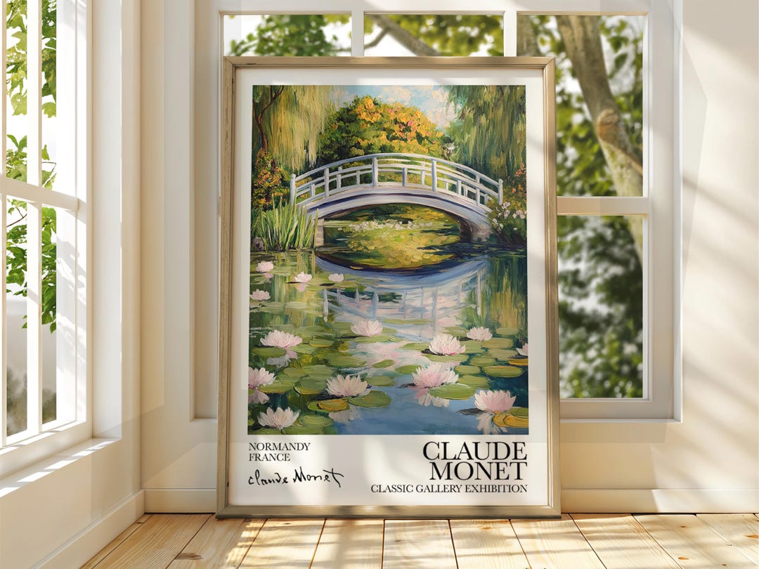 Claude Monet Poster - Monet Watercolour Art Print - Monet Print ...