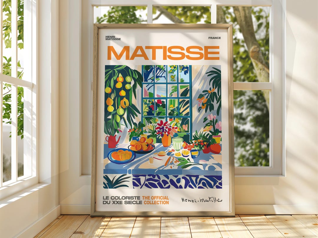 Henri Matisse Art Print – Oranges Kitchen Exhibition Poster - Etsy