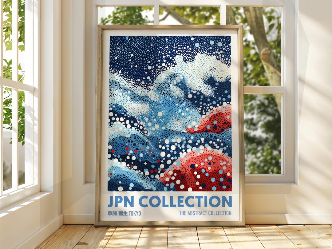 The Wave Poster - Wave Art Poster - Exhibition Poster - Japanese Art ...