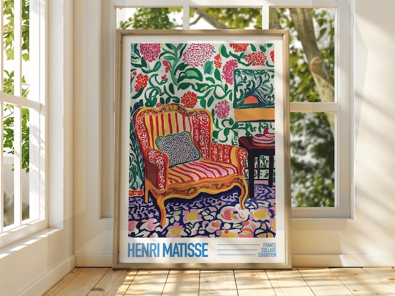 Henri Matisse Cosy Room Art - Exhibition Print - Gallery Print ...