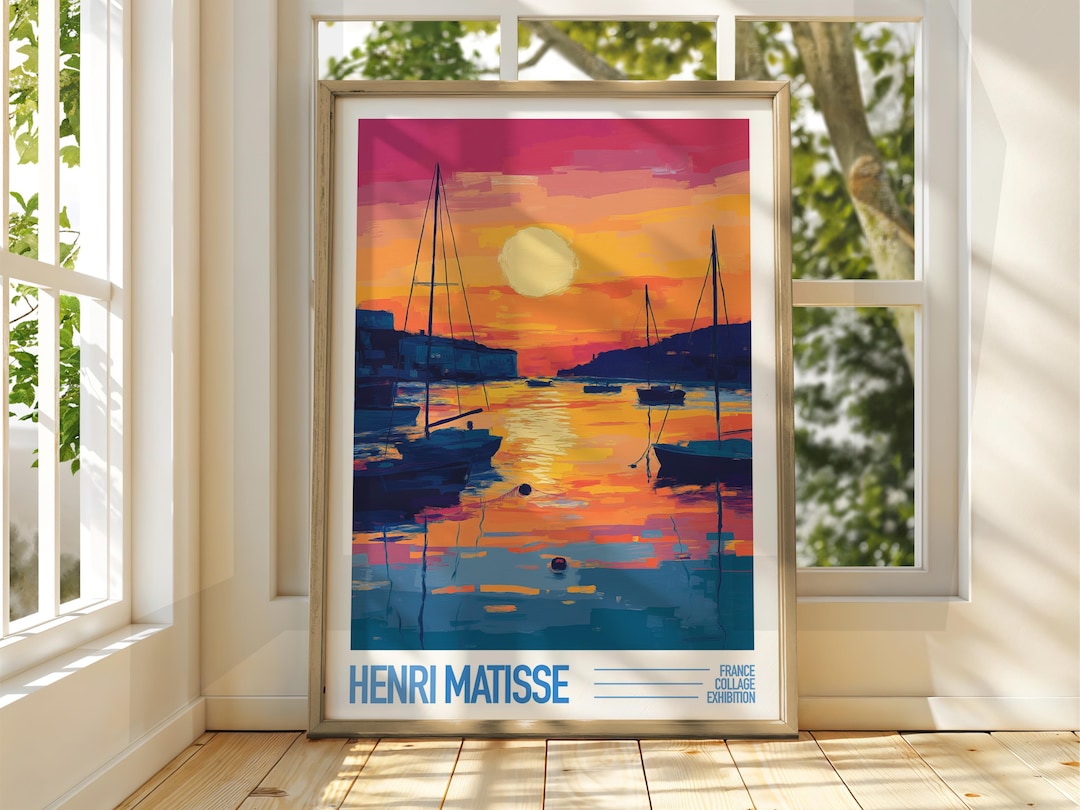Harbour Sunrise Henri Matisse - Exhibition Poster - Gallery Print ...