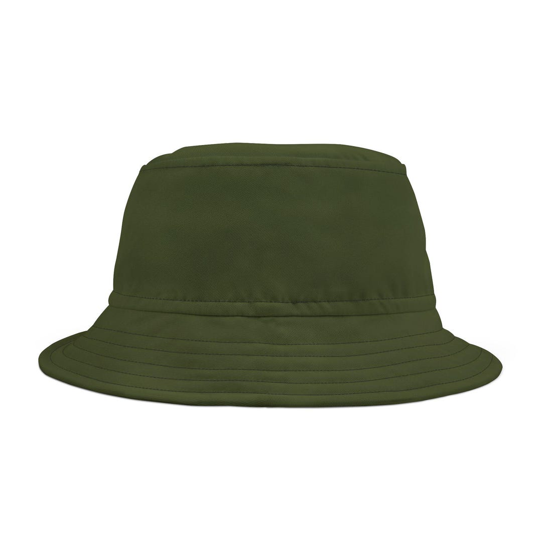 Army Green Bucket Hat, Military Style Headwear, Outdoor Adventure Cap ...