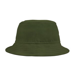 Army Green Bucket Hat, Military Style Headwear, Outdoor Adventure Cap ...