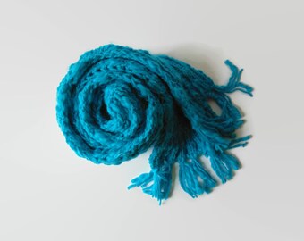 Cyan Scarf - Etsy