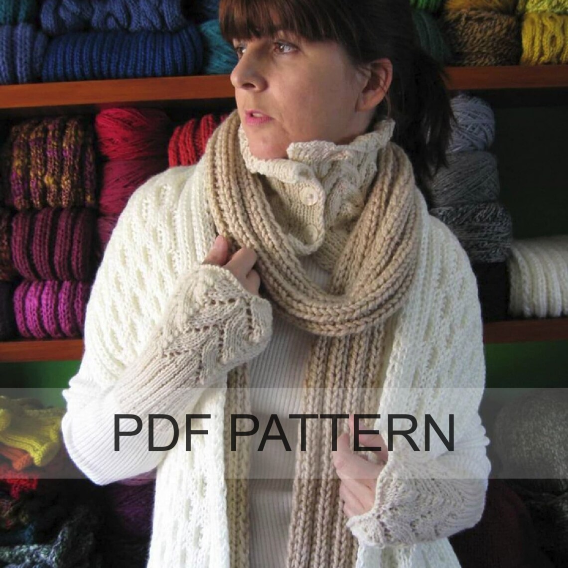 Lace Cuffs Elegant Wristlets PDF Knitting Pattern Instant | Etsy