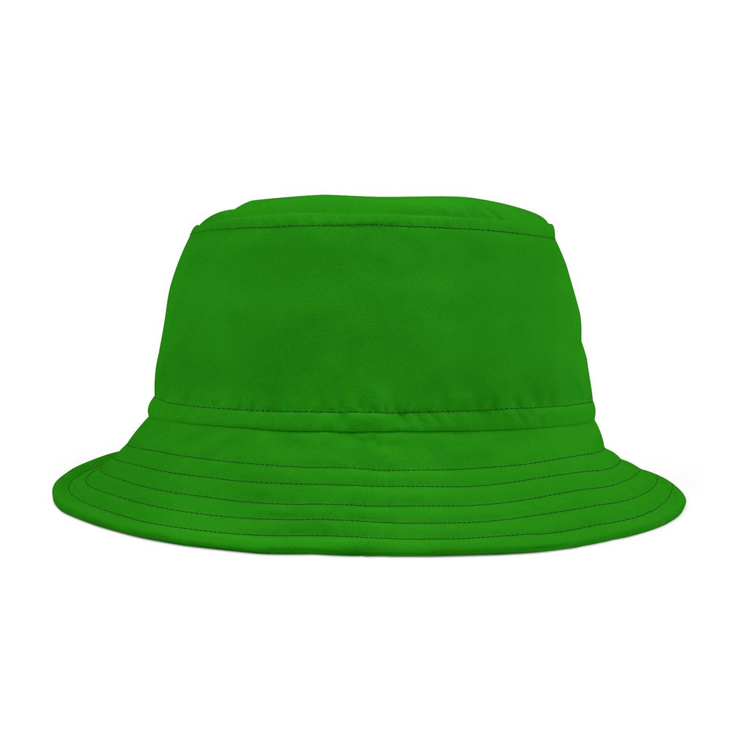 Forest Green Bucket Hat | Vintage Style Retro Headwear for Sun ...