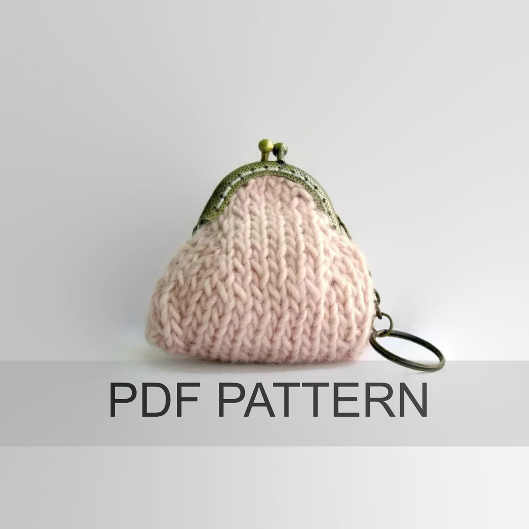 Coin Purse PDF Knitting Digital Pattern, Instant Download, English ...
