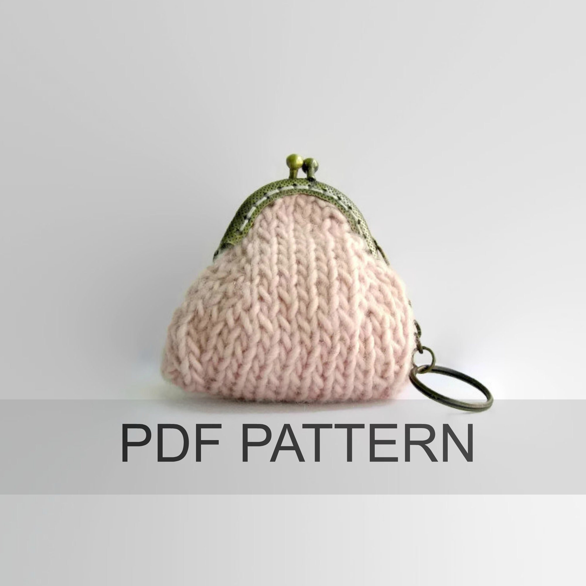Coin Purse PDF Knitting Digital Pattern, Instant Download, English ...