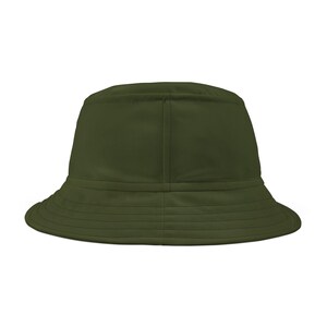 Army Green Bucket Hat, Military Style Headwear, Outdoor Adventure Cap ...