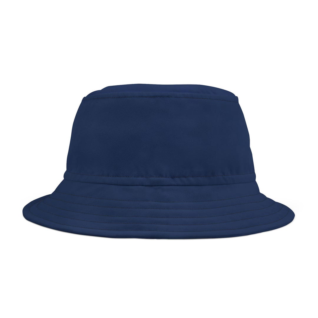 Navy Blue Bucket Hat, Trendy All-purpose Wear, Ideal Summer Gift ...