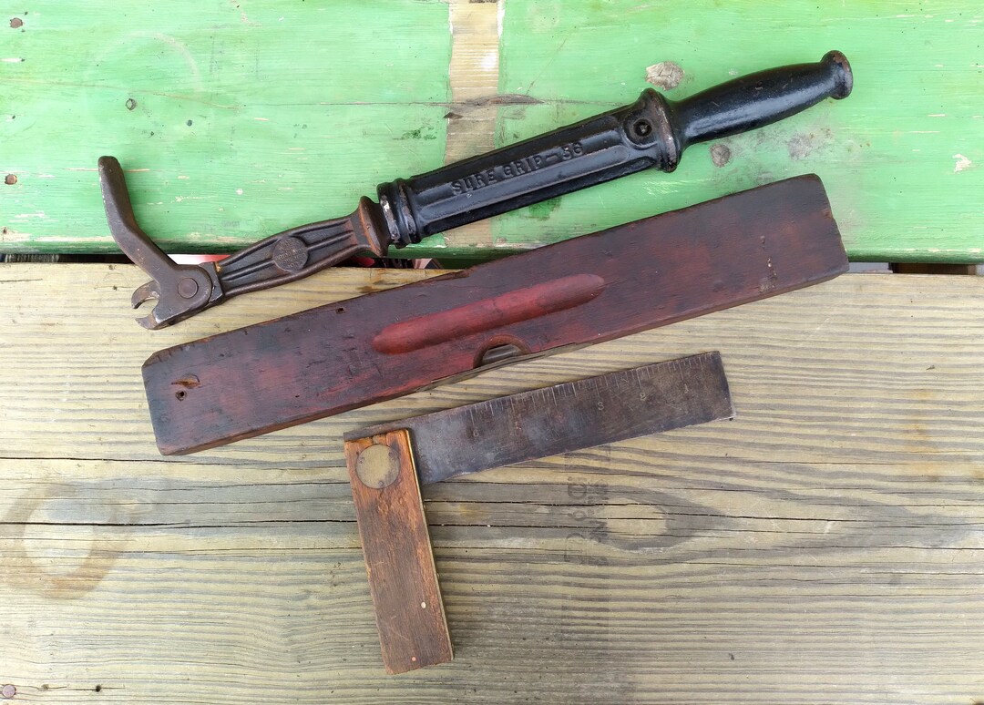 Collection of Vintage Carpentry Tools Antique Cast Iron and Wood - Etsy
