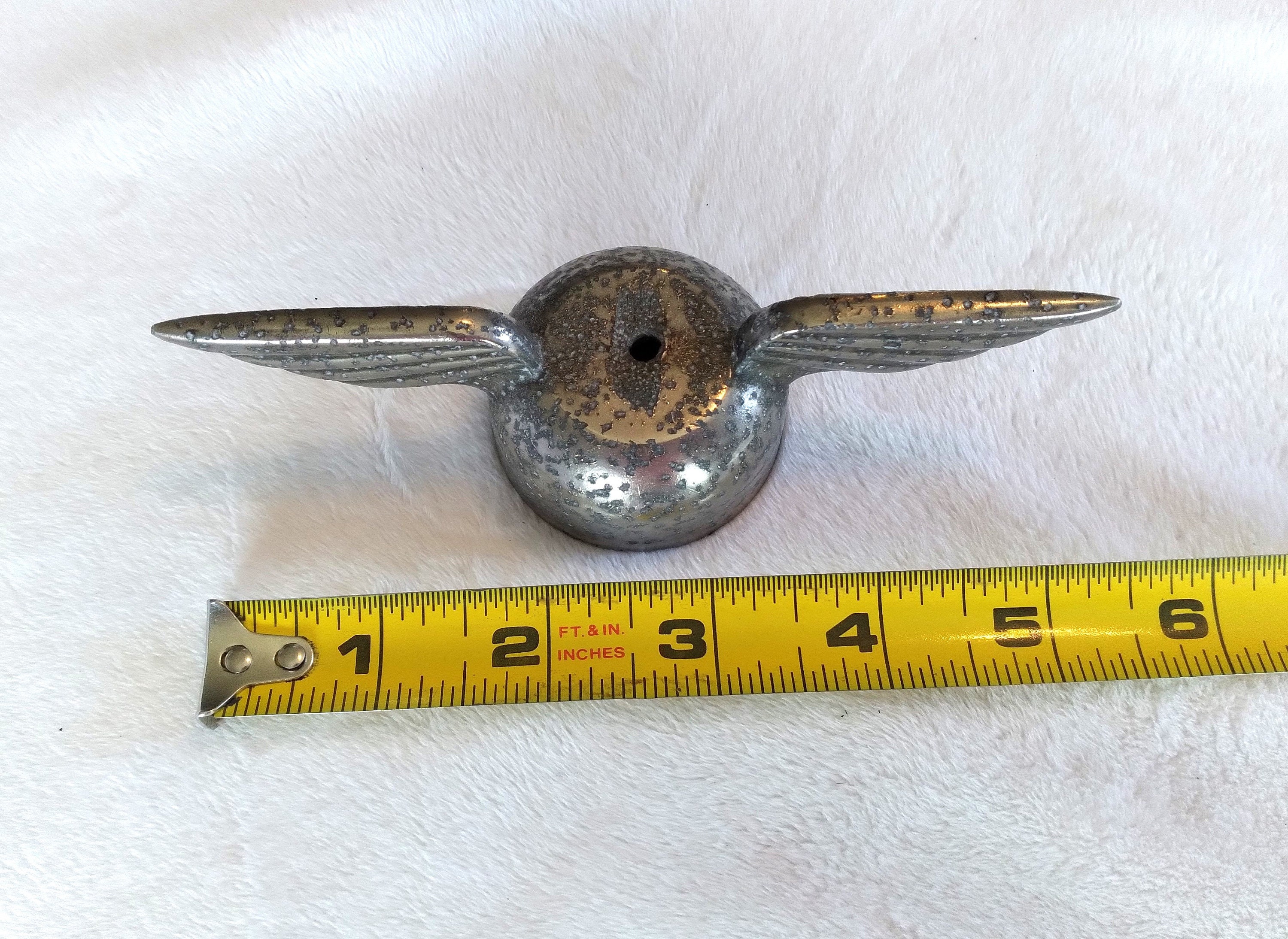 Silver Winged Art Deco Radiator Cap - Etsy