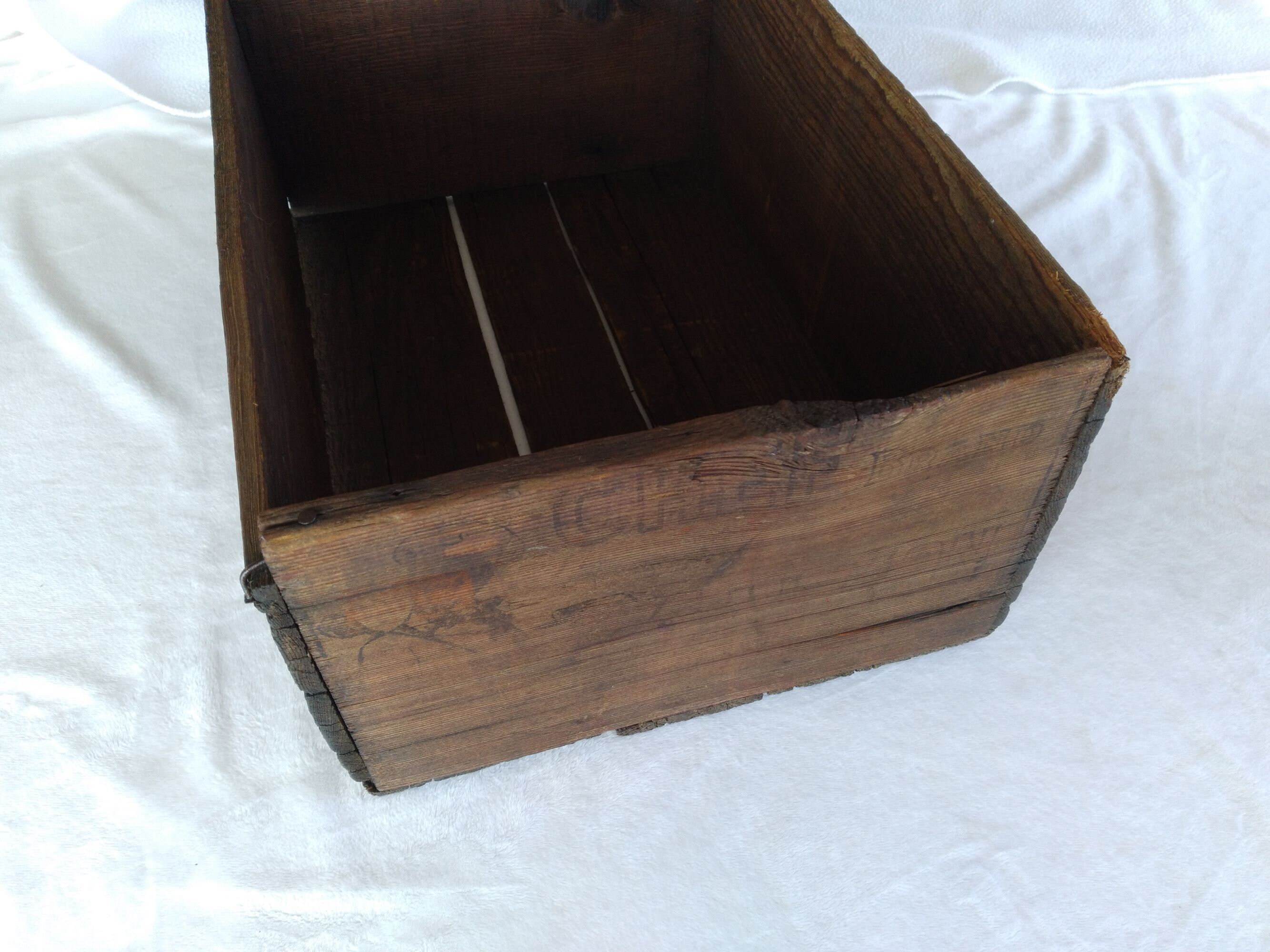 Vintage Wood Box Crate Salmon Columbia River Chef - Etsy