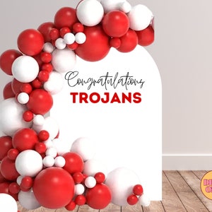 Custom Graduation Party Backdrop Graduation Vinyl Decal Congratulations ...