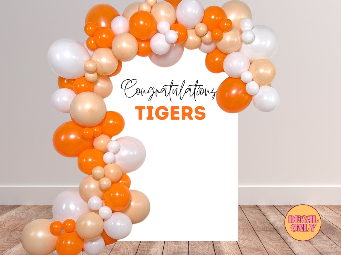 Custom Graduation Party Backdrop Graduation Vinyl Decal Congratulations ...