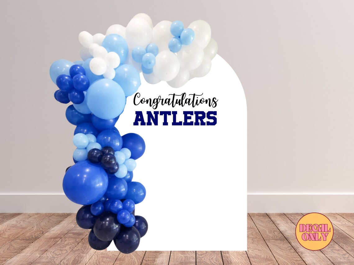 Custom Graduation Backdrop Graduation Vinyl Decal Congratulations Grad ...