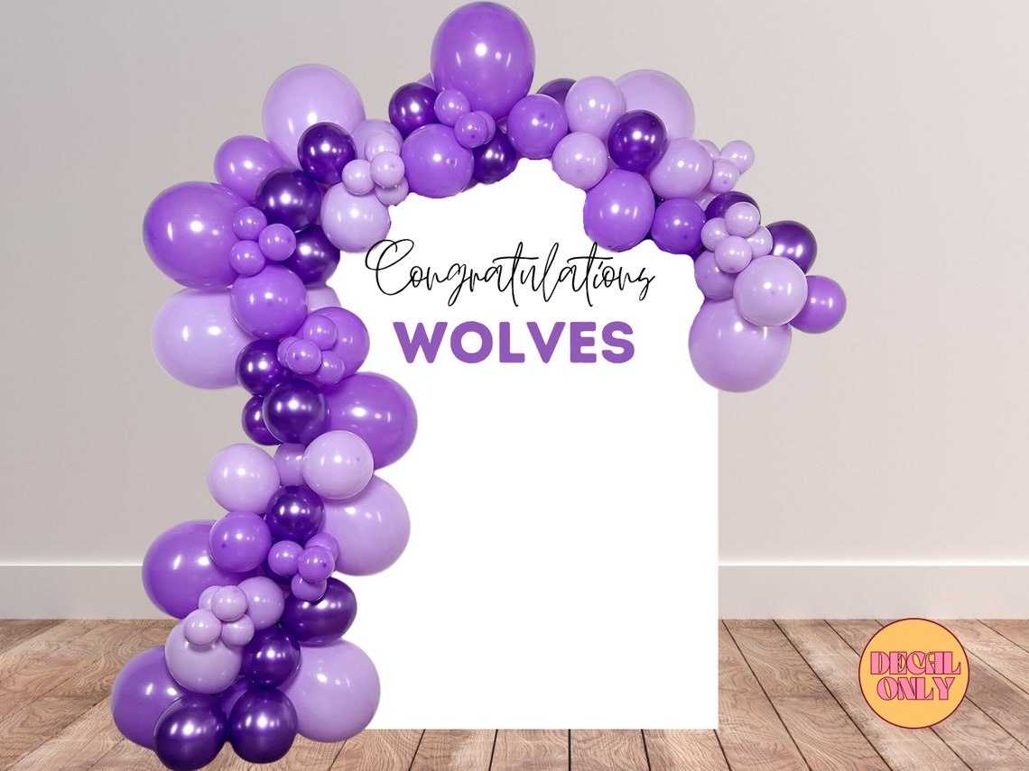 Custom Graduation Party Backdrop Graduation Vinyl Decal Congratulations ...