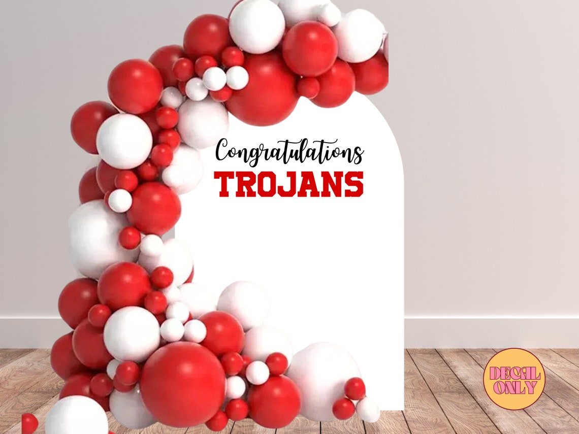 Custom Graduation Backdrop Graduation Vinyl Decal Congratulations Grad ...