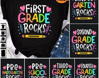 First Grade Rocks - Etsy