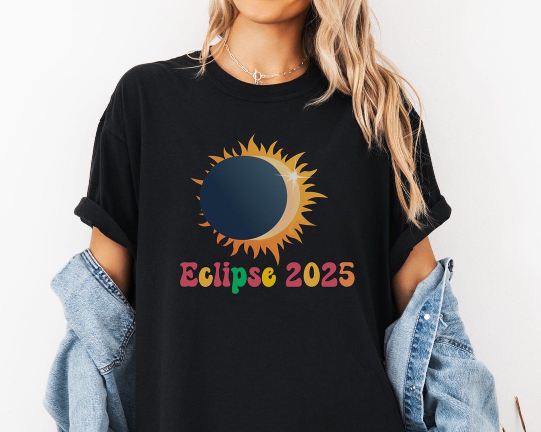 Solar Eclipse 2025,eclipse 2025 T-shirts, Solar Eclipse Gifts, Eclipse ...