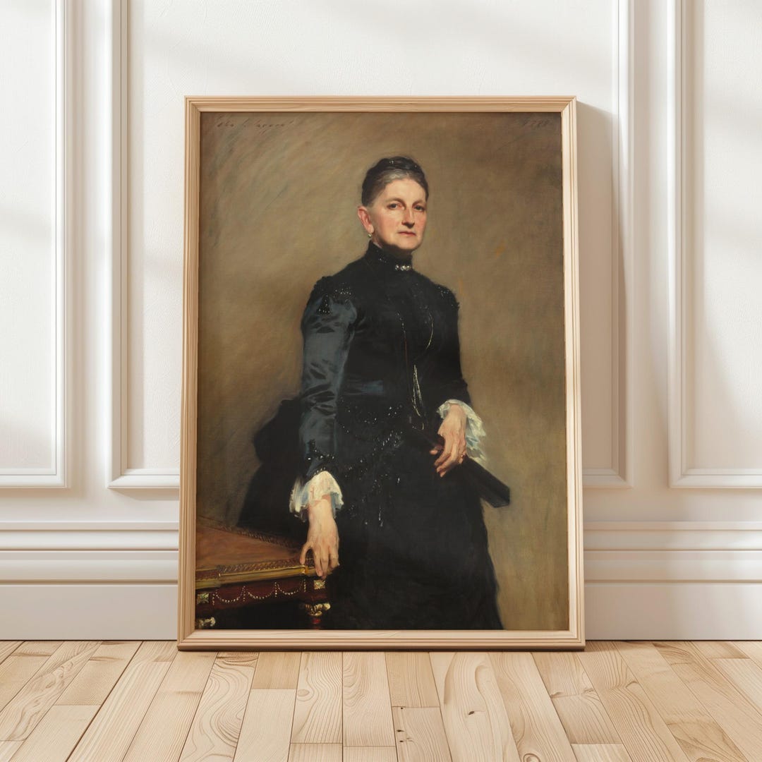 Grabado de John Singer Sargent: retrato de Eleanora O'Donnell Iselin ...