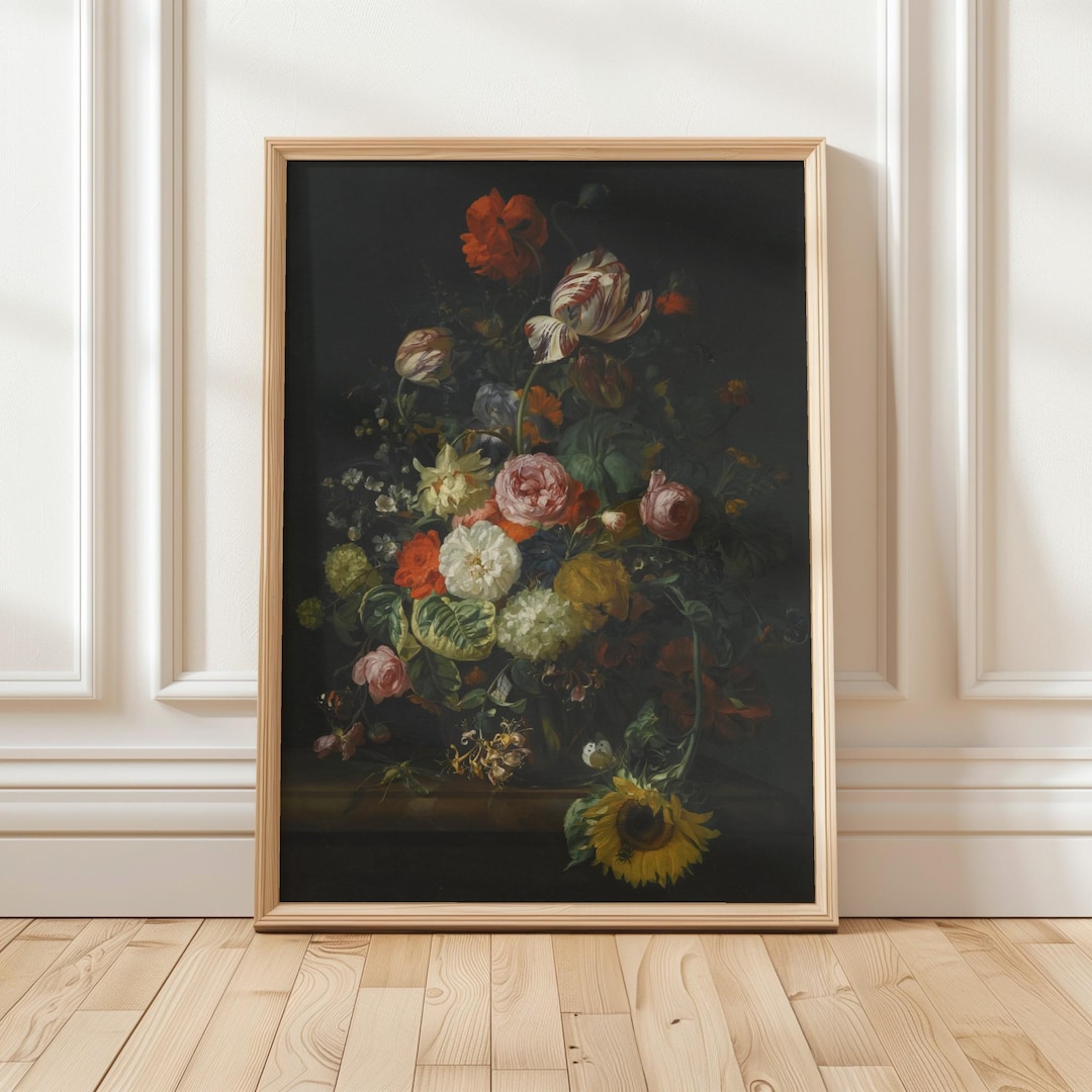 Rachel Ruysch flower Still Life 1710 Baroque Flower Still Life ...