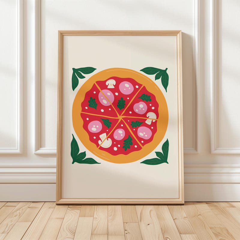 Pizza Art - Etsy