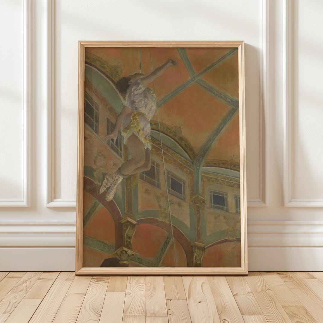 Miss La La Acrobat Circus Art - Edgar Degas 'cirque Fernando' Poster ...