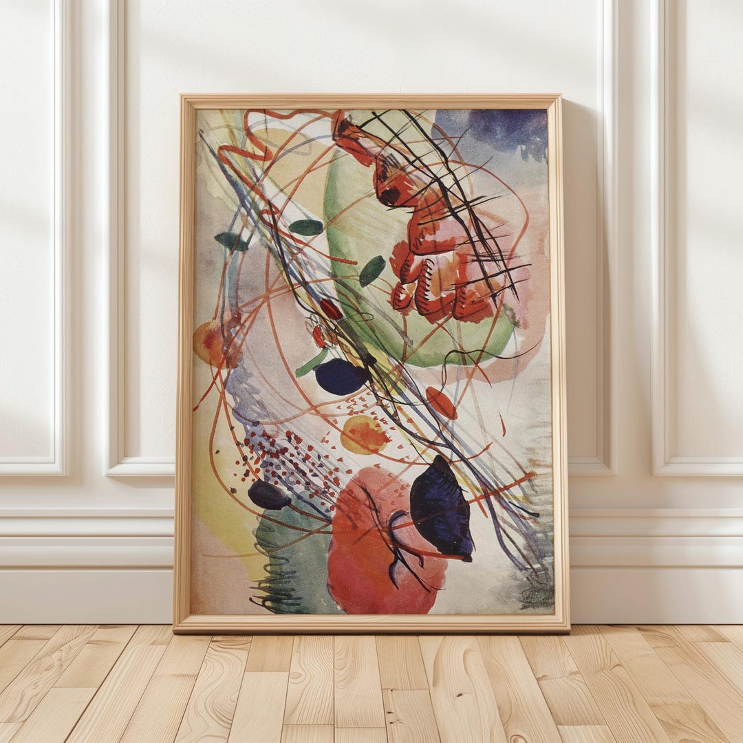 Wassily Kandinsky Watercolor watercolor Print in High Resolution ...