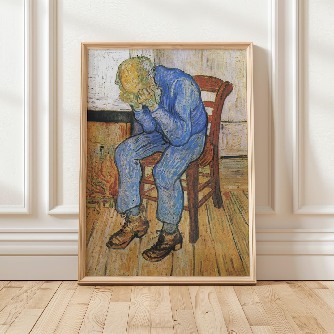 Vincent Van Gogh Print at Eternity's Gate 1890 Van Gogh Sad Art Van ...