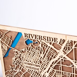 Riverside 3D Wood Map SVG: Layered Laser Cut Files (digital Download ...
