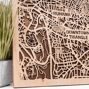 Jerusalem SVG, Layered Wood Map, Israel Craft, Travel Wall Art, Laser ...